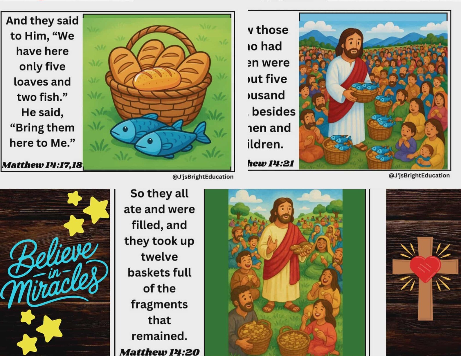 Feeding the Five Thousand Worksheet | Bible Lesson Printable (19 Pages ...