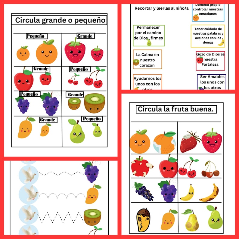 Spanish Bible Verse Printable: Fruit of the Spirit Activity Book ...