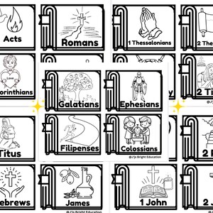 Bible Books Coloring Pages: Old and New Testament (PDF File) - Etsy