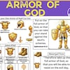 Armor of God | Armor of God Worksheets |sunday School Lesson |sunday ...