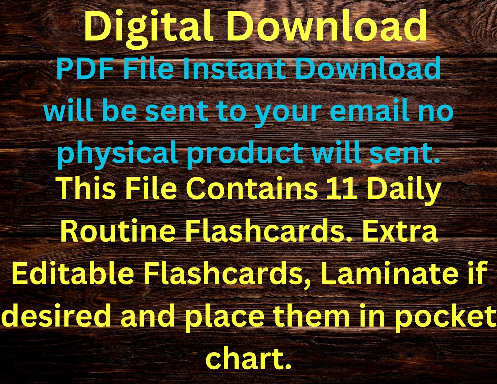 Daily Routine Flashcards | Daily Routine |routine Worksheets ...