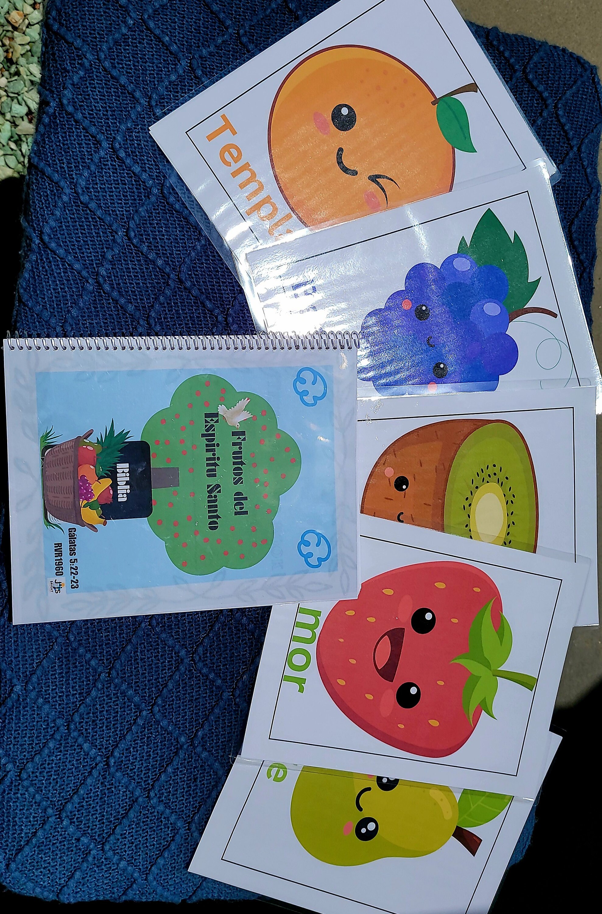 Spanish Bible Verse Printable: Fruit of the Spirit Activity Book ...