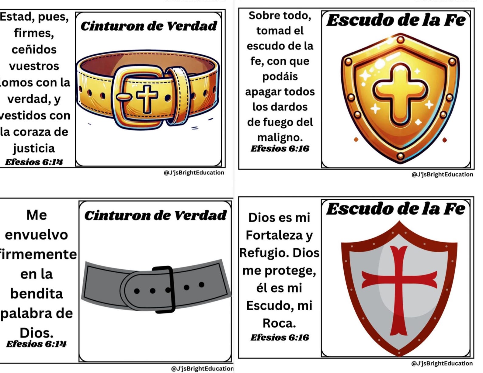 Armadura De Dios|sunday School Lesson |bible Printables| Biblical ...