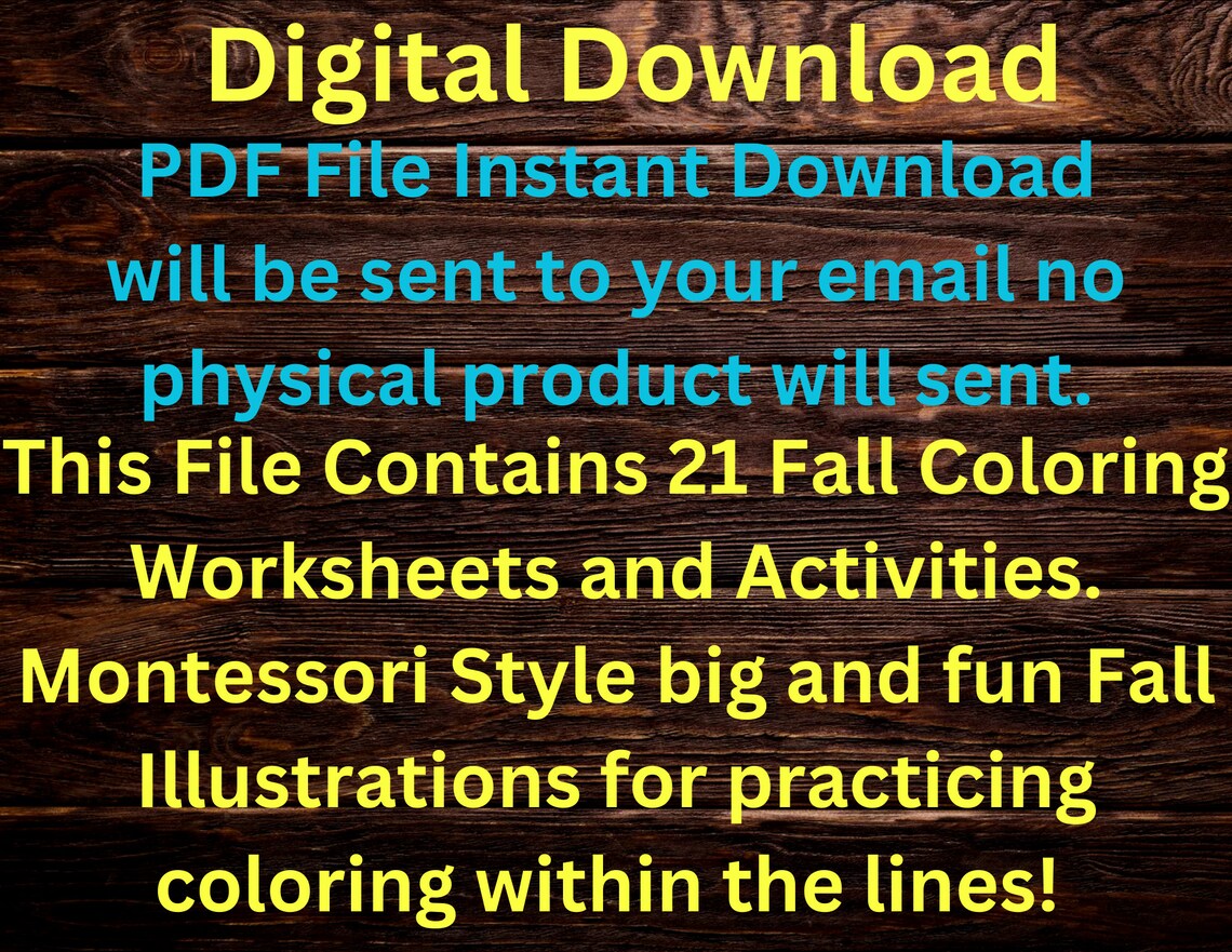 Fall Printables | Fall Learning Worksheets |fall Coloring Worksheets ...