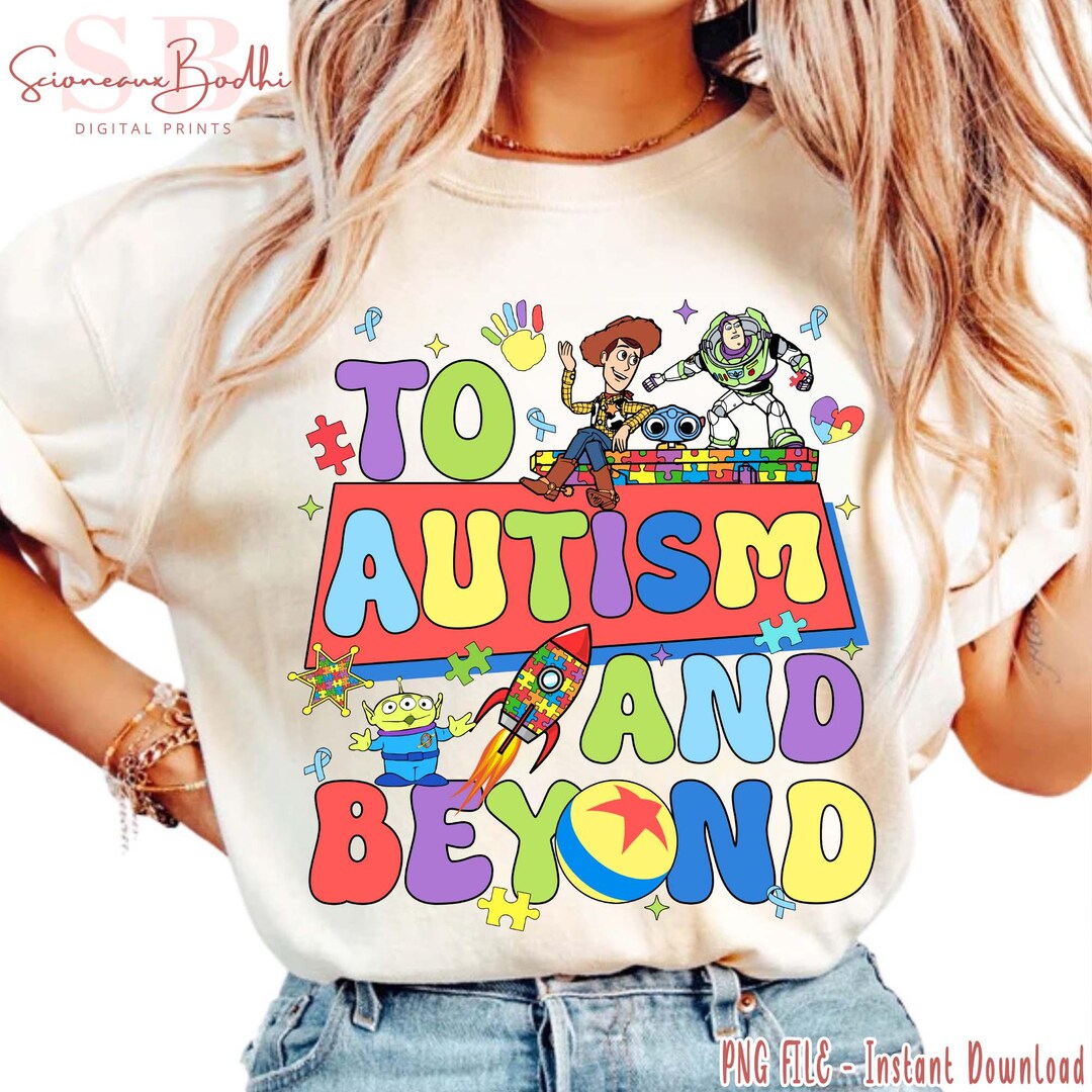 To Autism and Beyond Png, Toy Story Autism Awareness Png ...