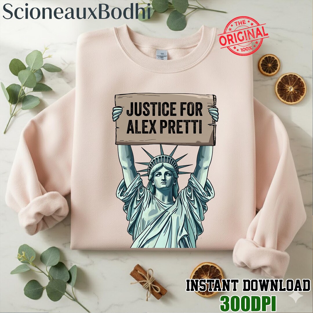 Justice for Alex and Renee, Statue of Liberty PNG, Protest Art (digital ...