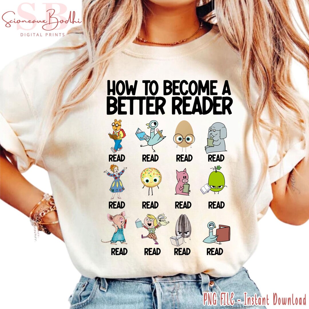 How to Become A Better Reader Png, Cute Read Png, It's A Good Day to ...