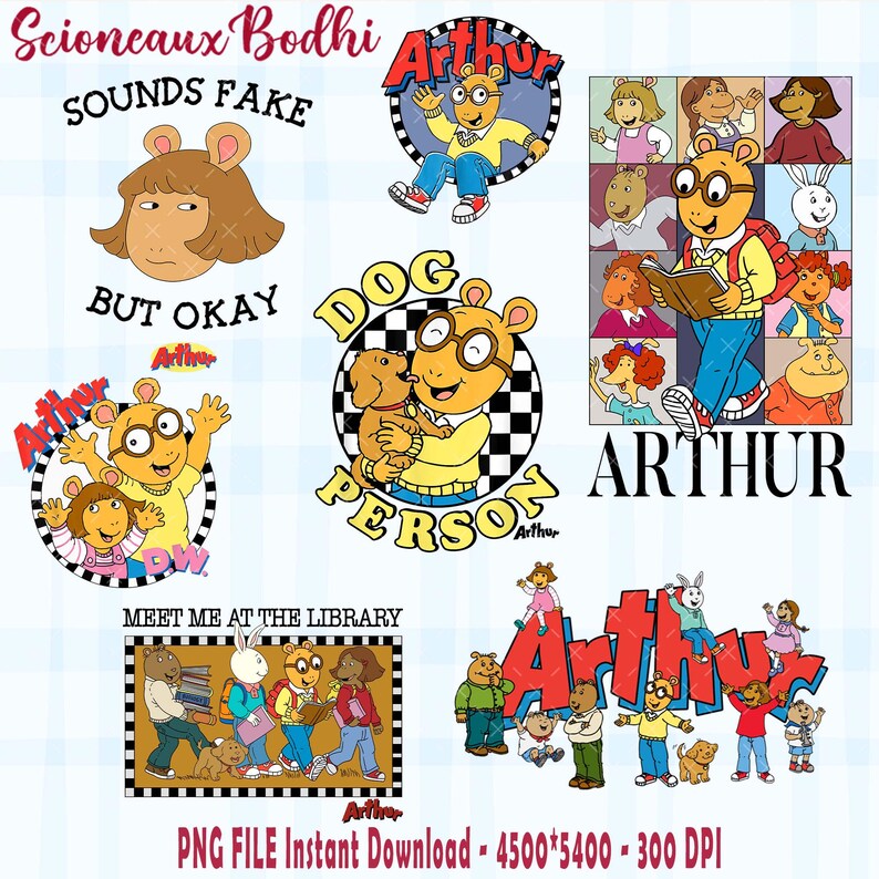 Arthur Bundle Png, Read Children's Books Teacher Png, Teacher Life Png ...