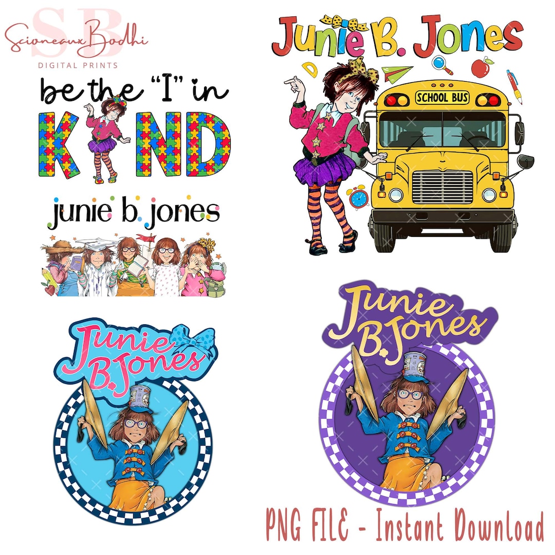 Junie B. Jones PNG Bundle, Teacher Valentine Design (digital Download ...