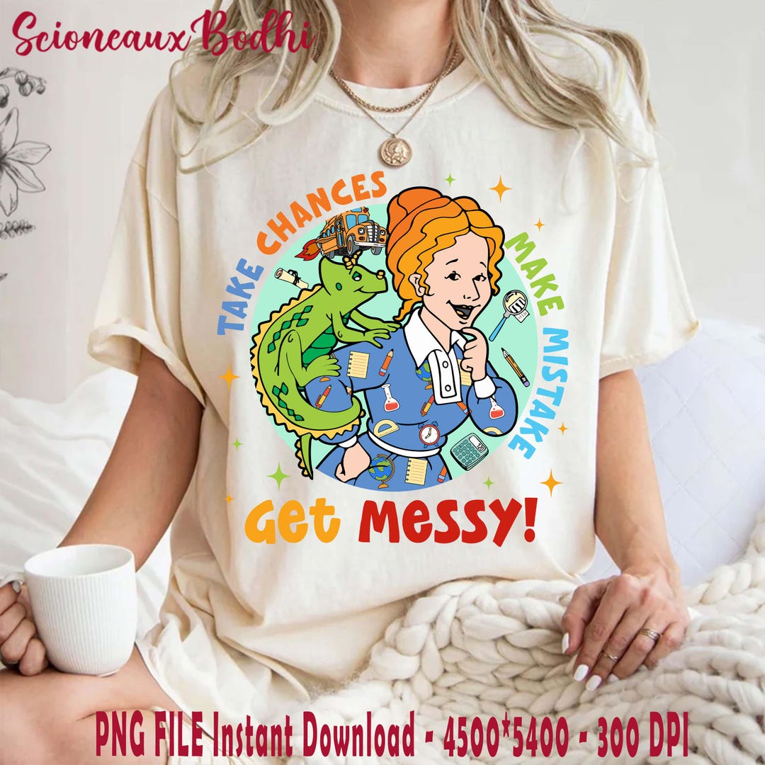 Ms Frizzle Png, the Magic School Bus Png, Take Chances Make Mistakes ...