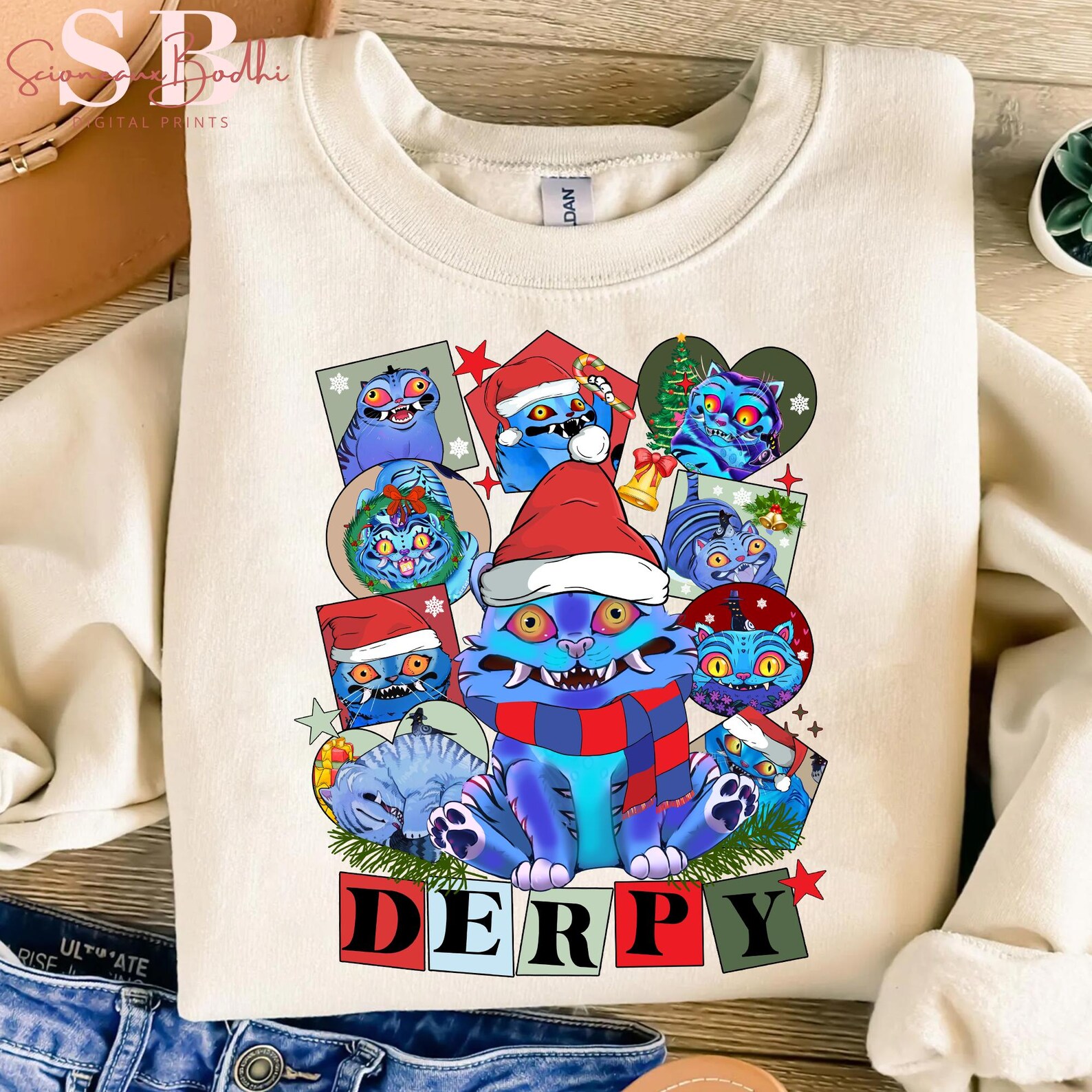 Derpy Tiger Christmas Huntrix PNG, Kpop Demon Hunter Clipart, KPOP ...