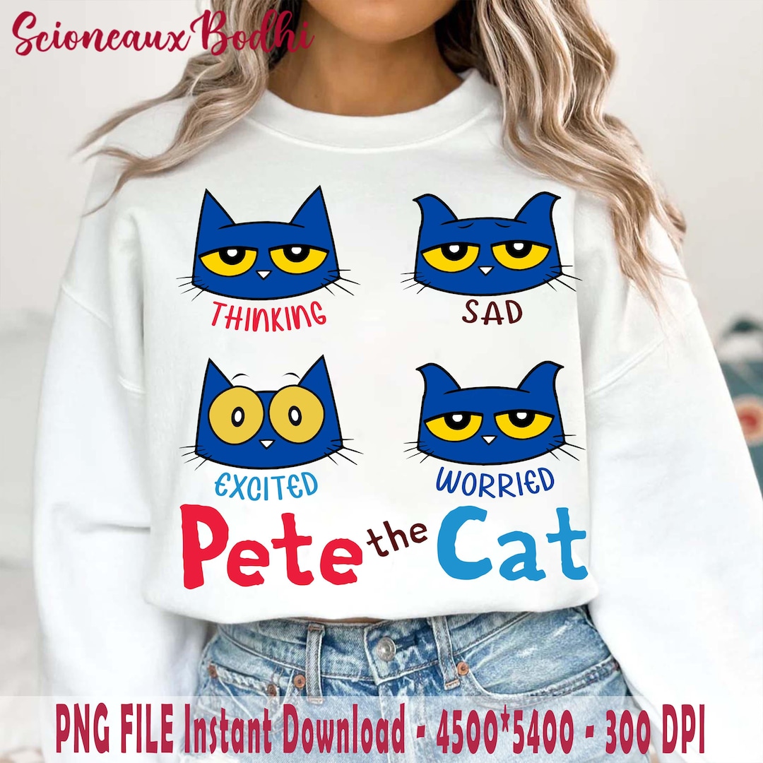 Funny Face Pete the Cat Png, the Pete Cat Png, Children Book Characters ...