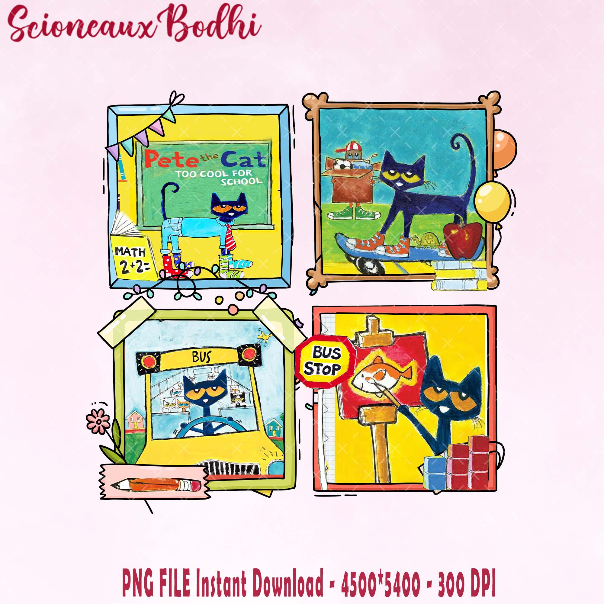 Pete the Cat School Png, Pete the Cat Making Friends and Memories, for ...