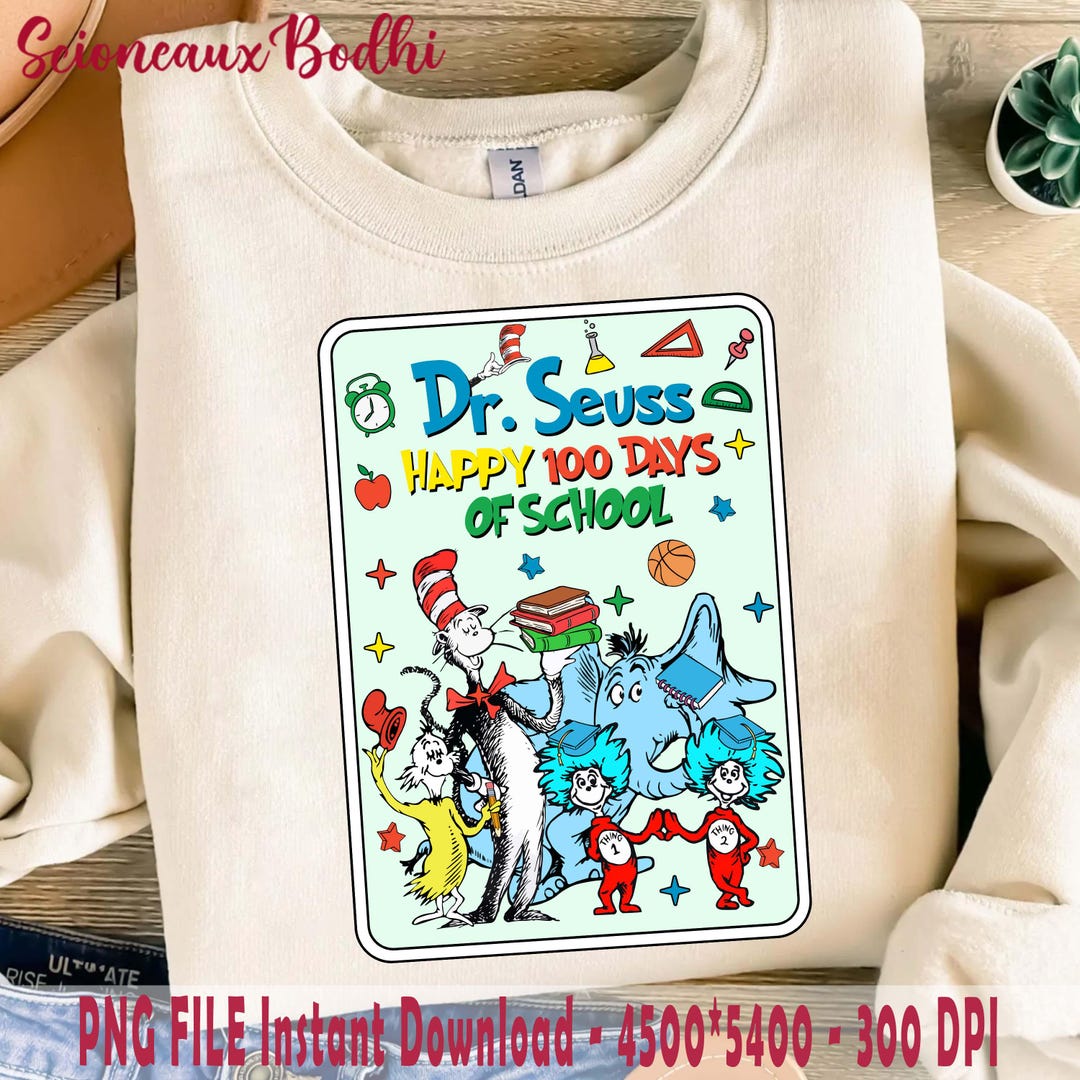 Dr Seuss Day PNG, Cat in the Hat Png, Dr Suess Shirt, Teacher Life Png ...