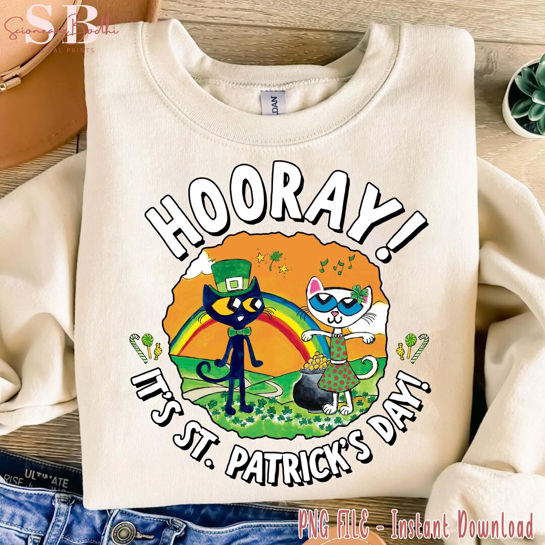 Hooray It's St Patrick's Day Pete the Cat Png, Pete the Cat Png ...