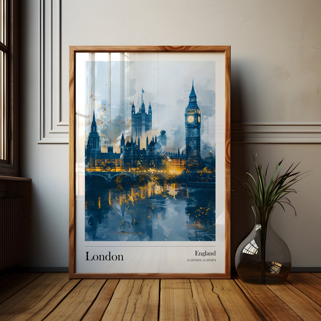 London Poster Travel London Watercolor England Poster Travel to London ...