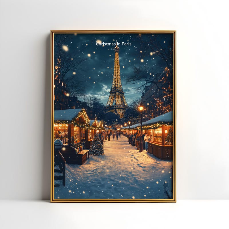 Paris Christmas - Etsy