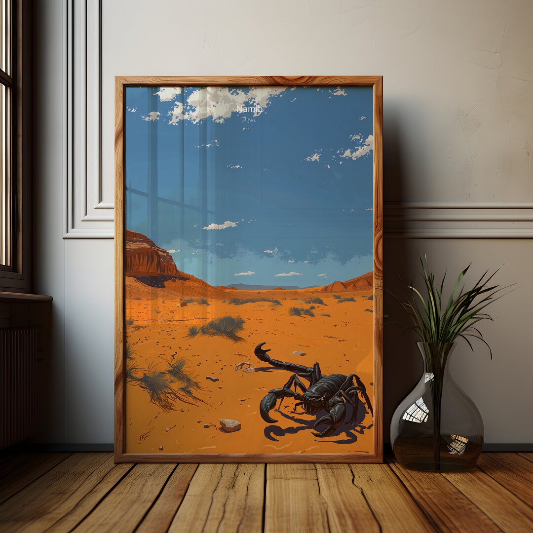 Poster Desert Namib Africa Wall Art, Namibia Art, Printable Wall Art ...