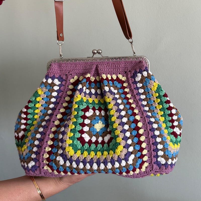 Kiss Lock Shoulder Bag Pattern - Etsy