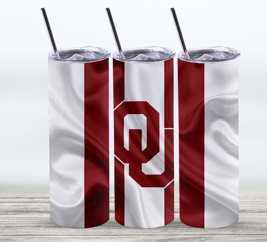 Oklahoma University 20z Sublimation Tumbler, 20oz Skinny Straight ...