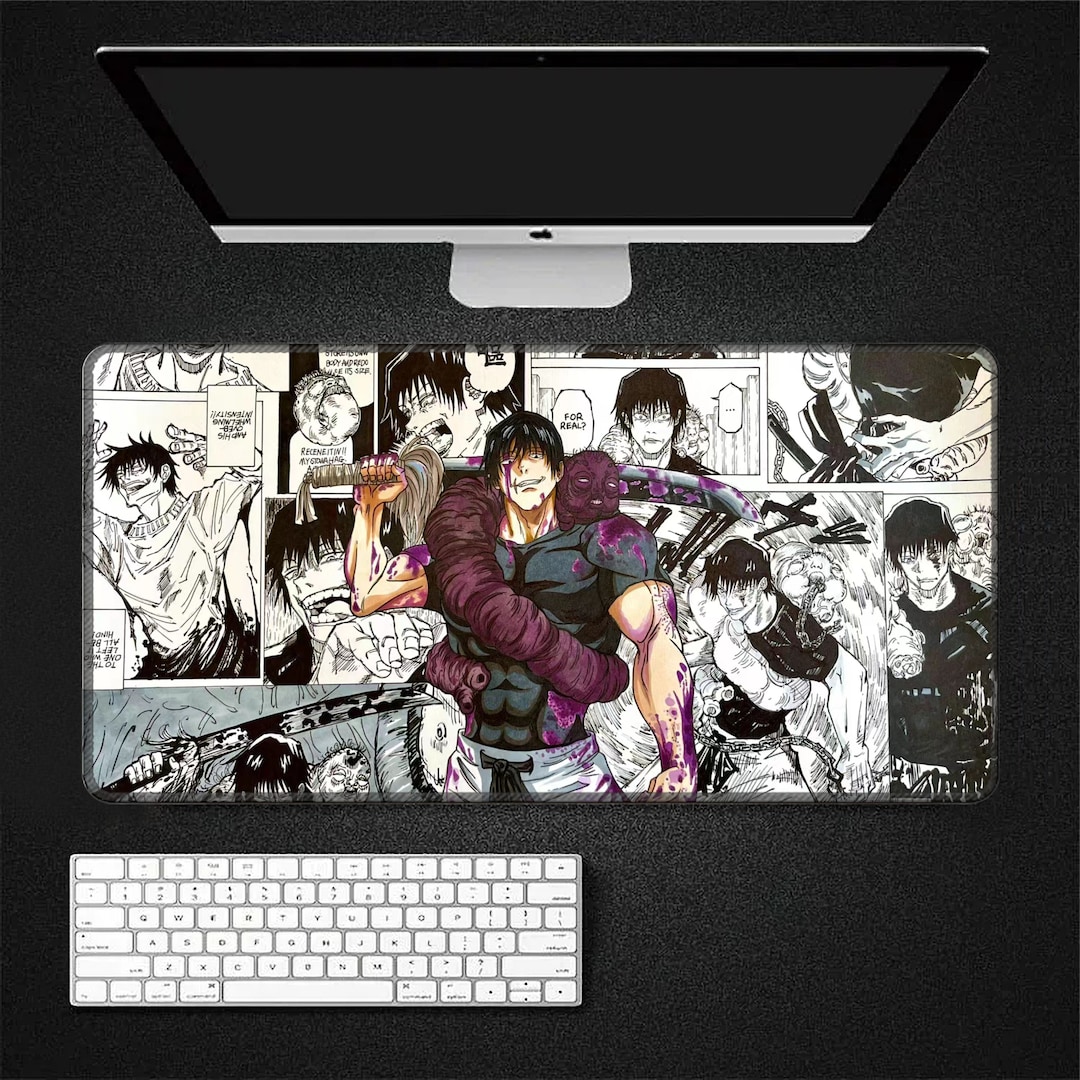 Anime Jujutsu Kaisen Fushiguro Toji Large Mouse Pad, Desk Mat, Gaming ...