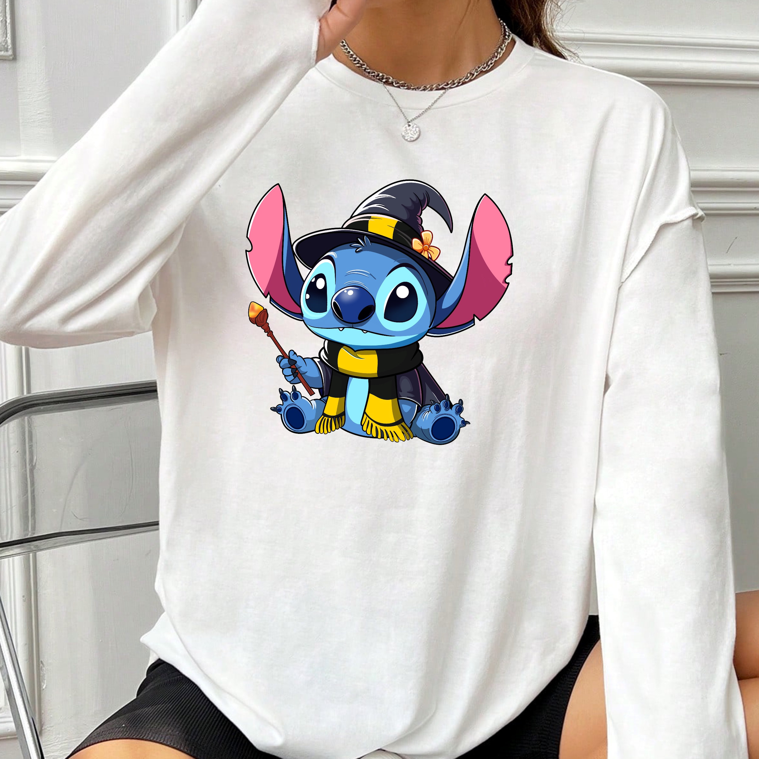 Wizard Stitch Png, Magic Wizard Png, Stitch Hogwarts Png, Yellow and ...