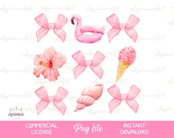Coquette Summer PNG, Beach Png, Beach Babe Png, Preppy Summer Png ...