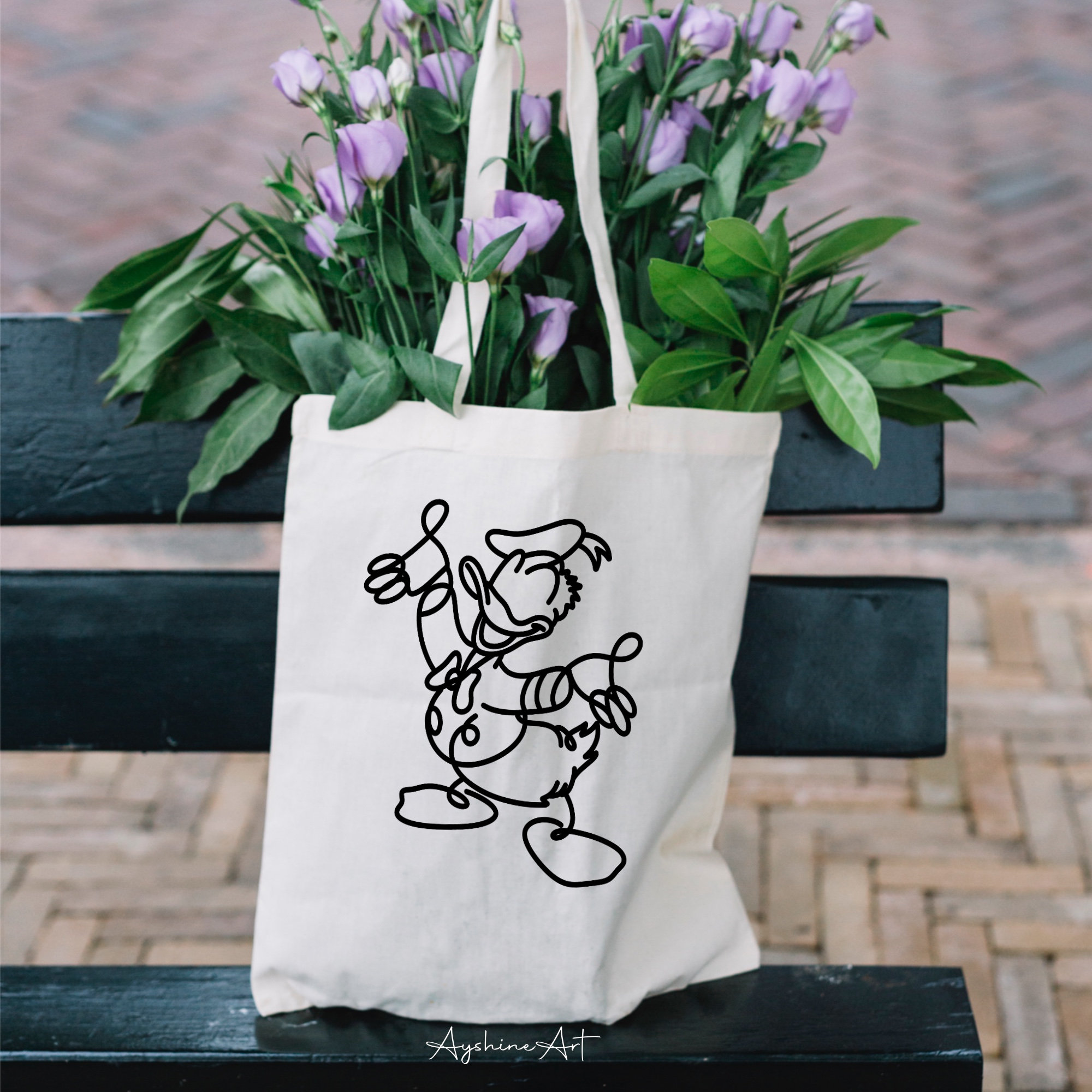 Paperino Lineart SVG, Linea Continua Di Paperino PNG, Donald Vintage ...