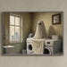 Ghost Doing Laundry Halloween Wall Decor Art Print, Funny Spooky Ghost ...