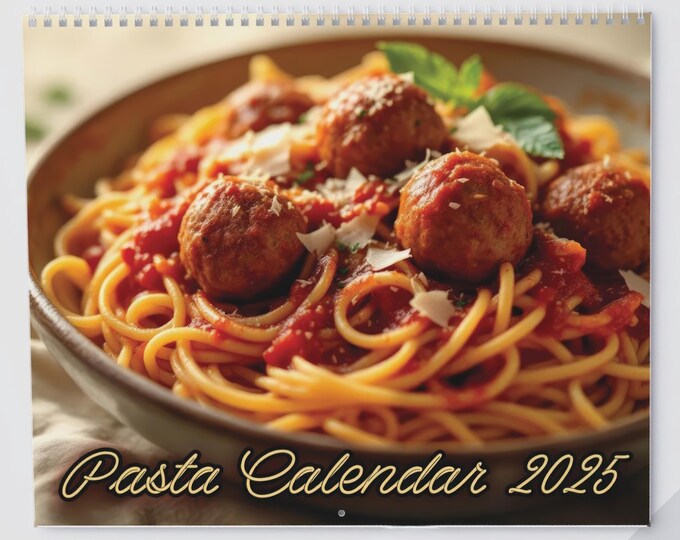 2025 Pasta Calendar - Etsy