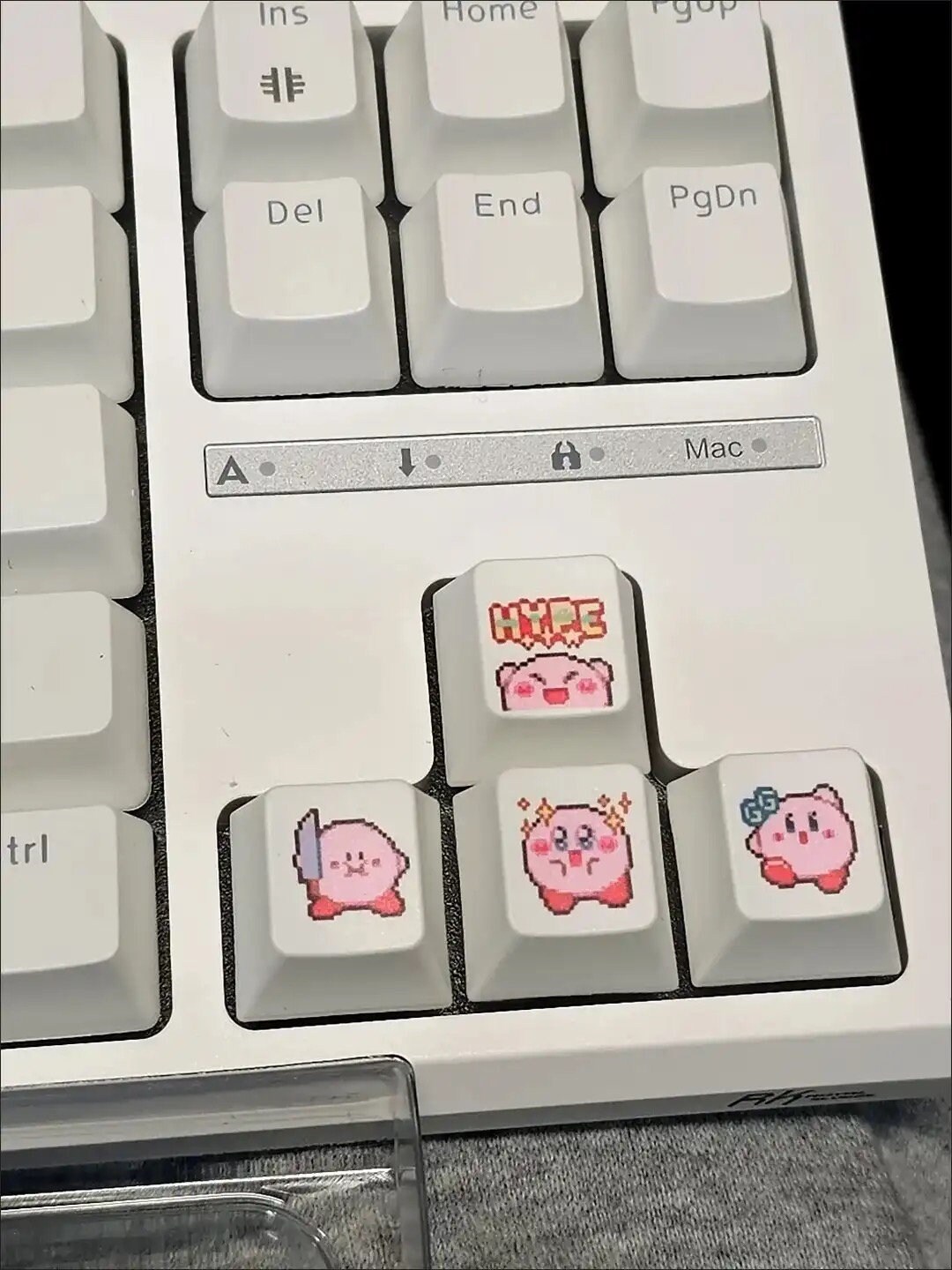 15 Pcs Cartoon Kirbys PBT Dye-sublimation Gaming Cherry MX mechanical ...