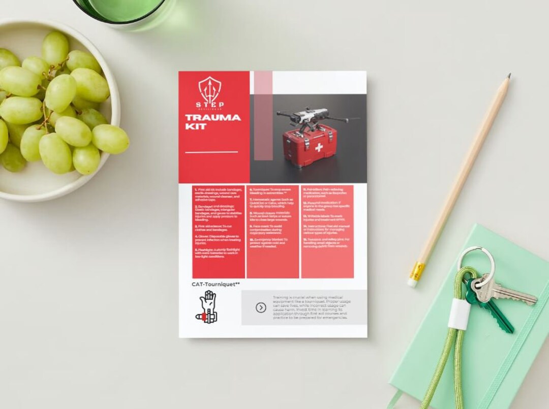 Trauma Kit Checklist - Etsy