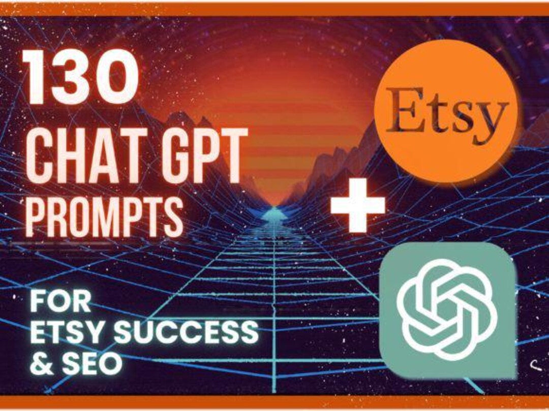 130 Chat GPT Prompts for Etsy SEO - Canva Template - With Mrr & Plr - Etsy