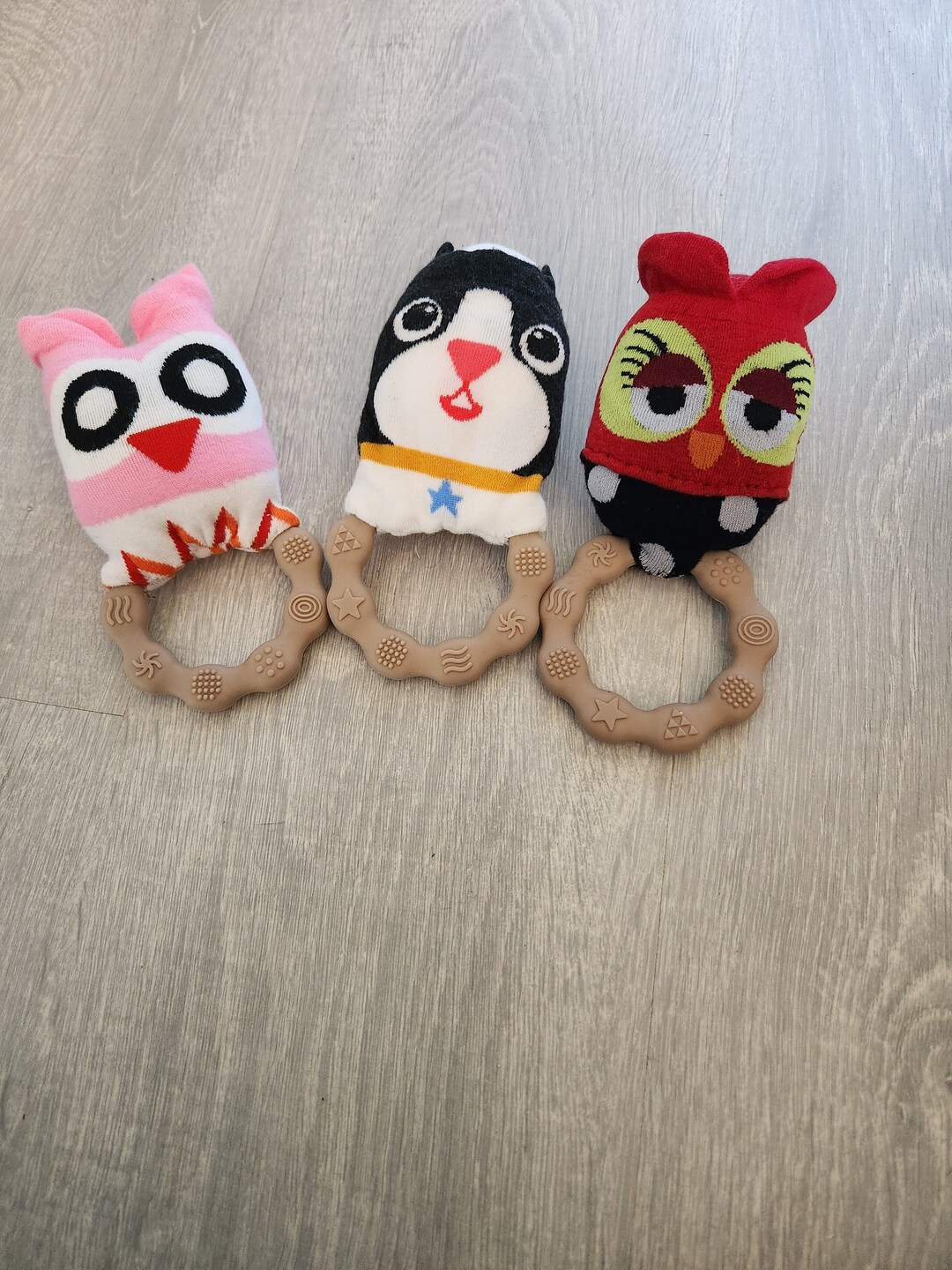 Set of 3 Teething Rings - Etsy