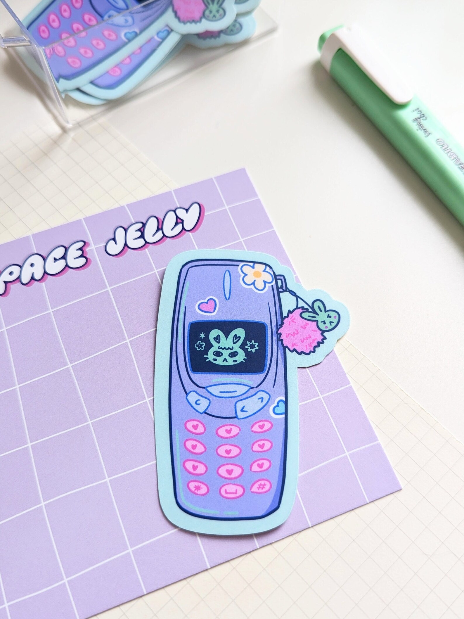 Nokia 3310 Sticker Y2K Retro Phone, Matte Sticker, Old Phone, Mobile ...