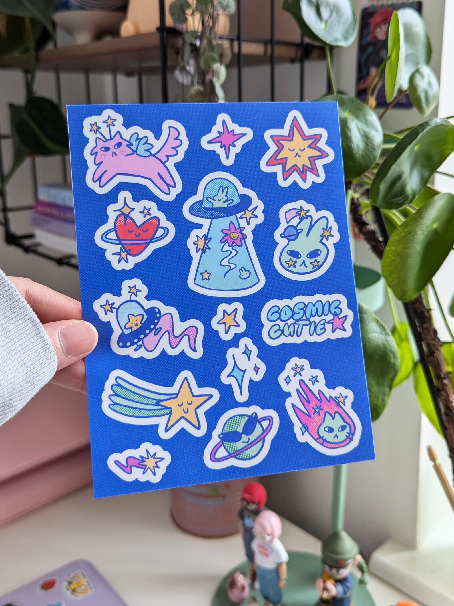 Cosmic Cuties Sticker Sheet - A6 Matte Vinyl Stickers - Etsy