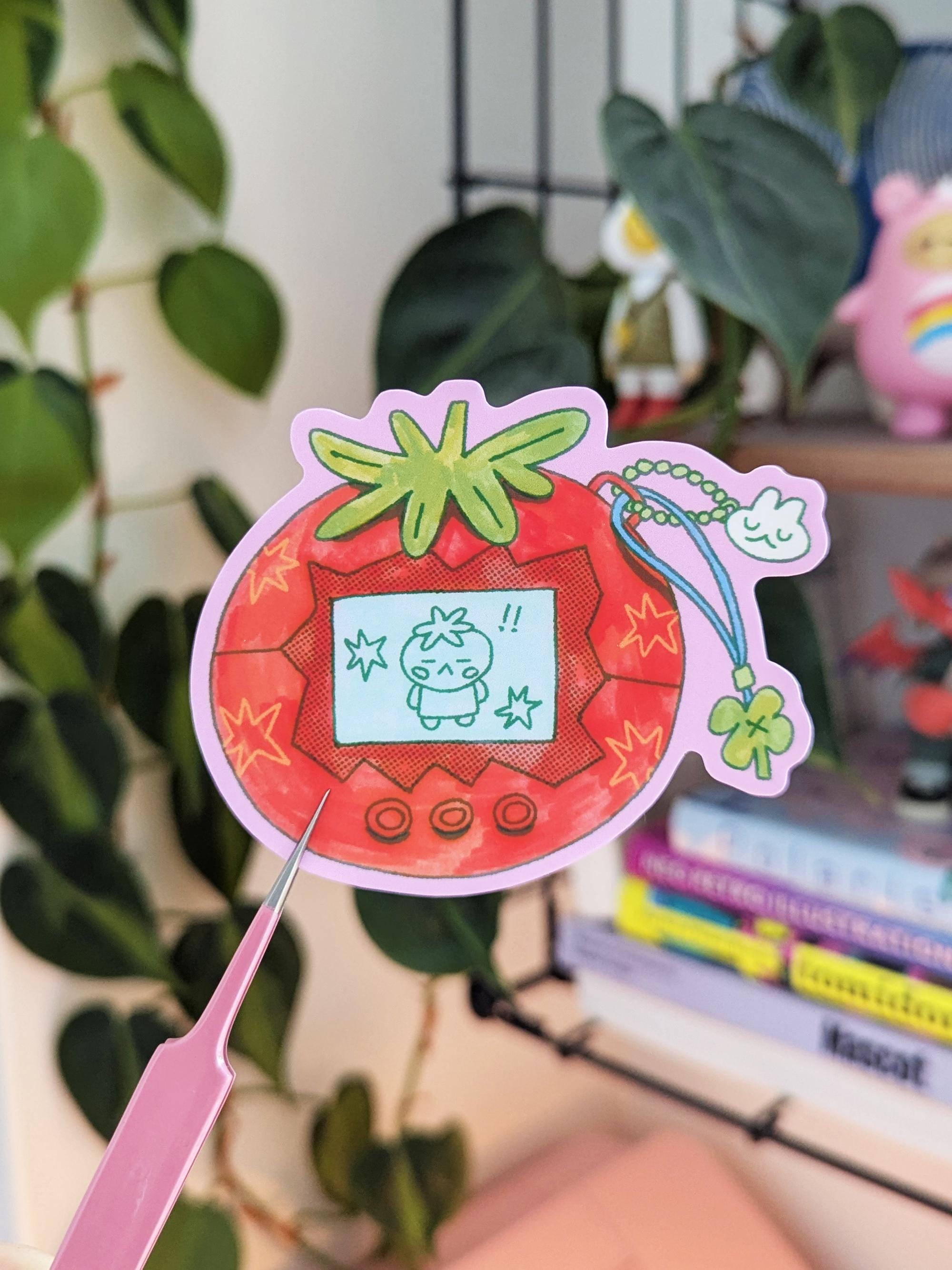 Tomatagotchi Sticker: Tamagotchi Sticker, Tomato Sticker, Vinyl Sticker ...