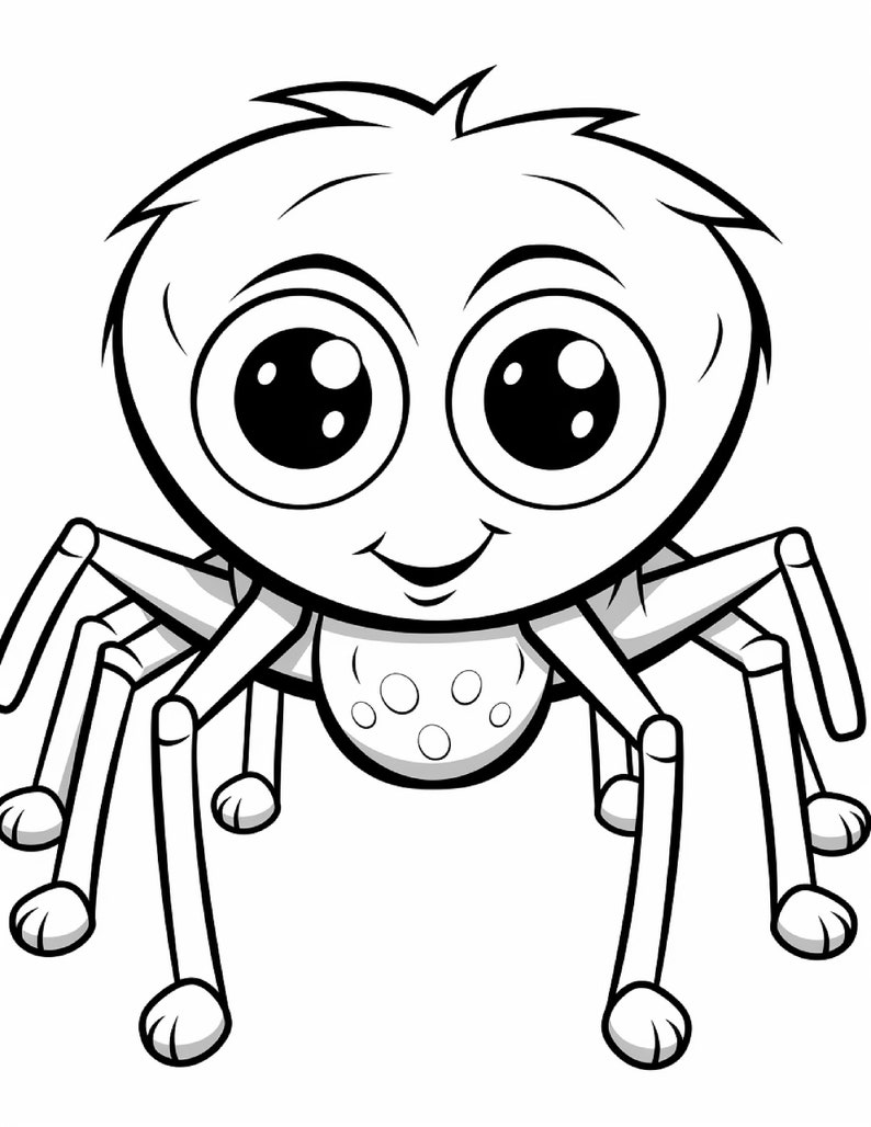 Learn Bugs Coloring Pages for Kids: Printable Insect Coloring Book ...