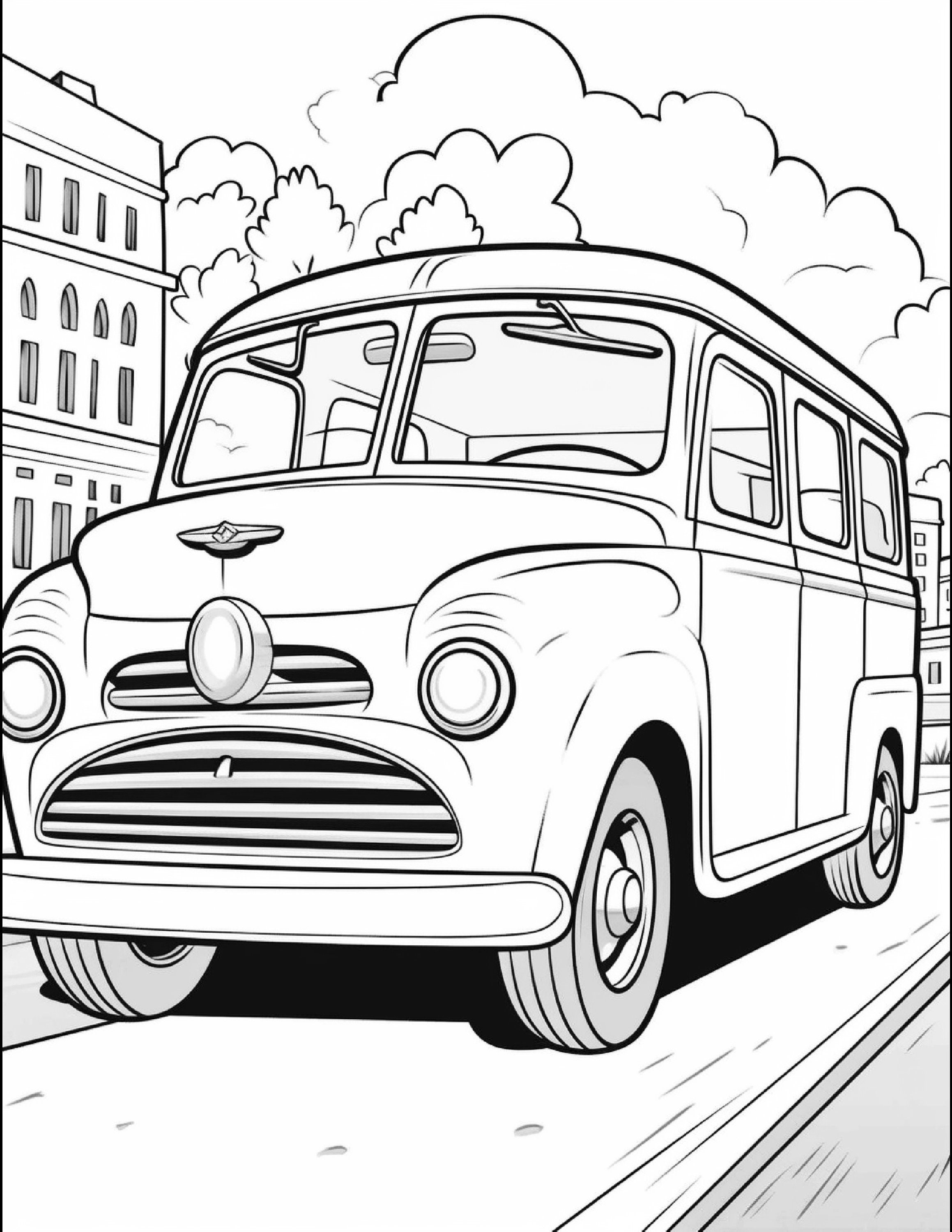 Vehicle Coloring Pages 45 Printable Vehicle Coloring Pages for Kids ...