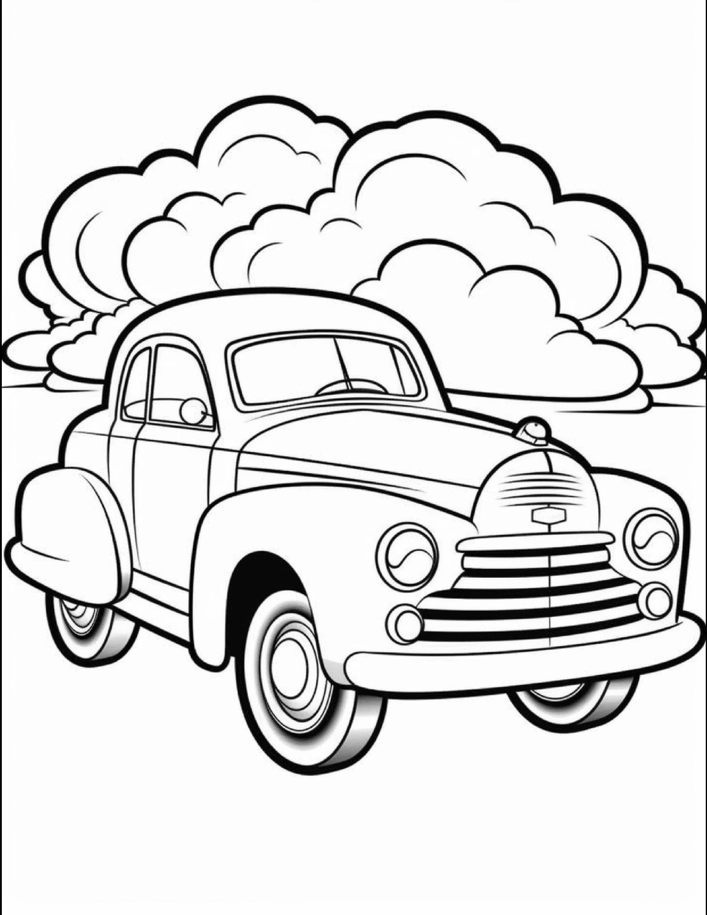 Vehicle Coloring Pages 45 Printable Vehicle Coloring Pages for Kids ...