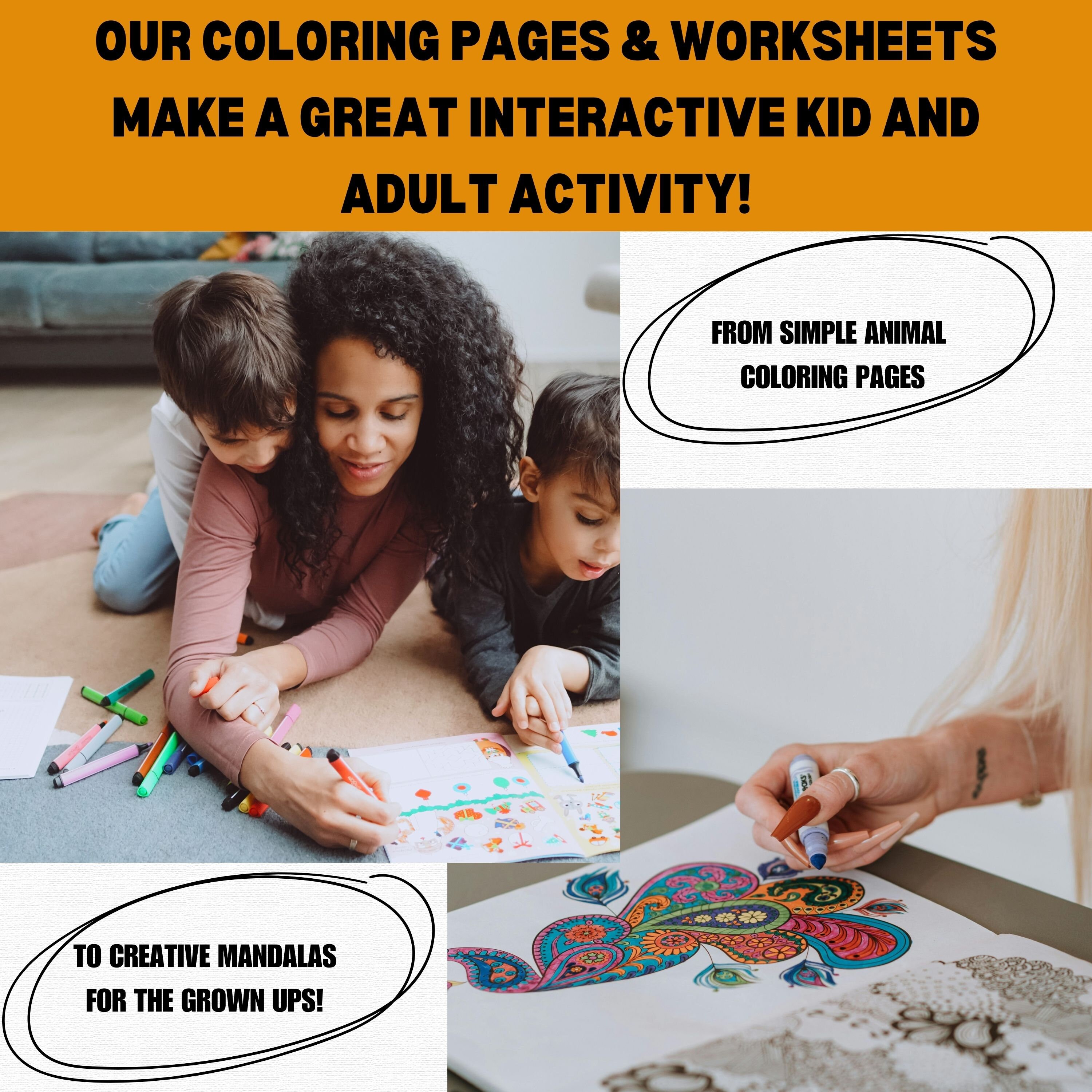 Bunny Rabbits Printable Coloring Book Pages for Kids, Cute Rabbits Book ...