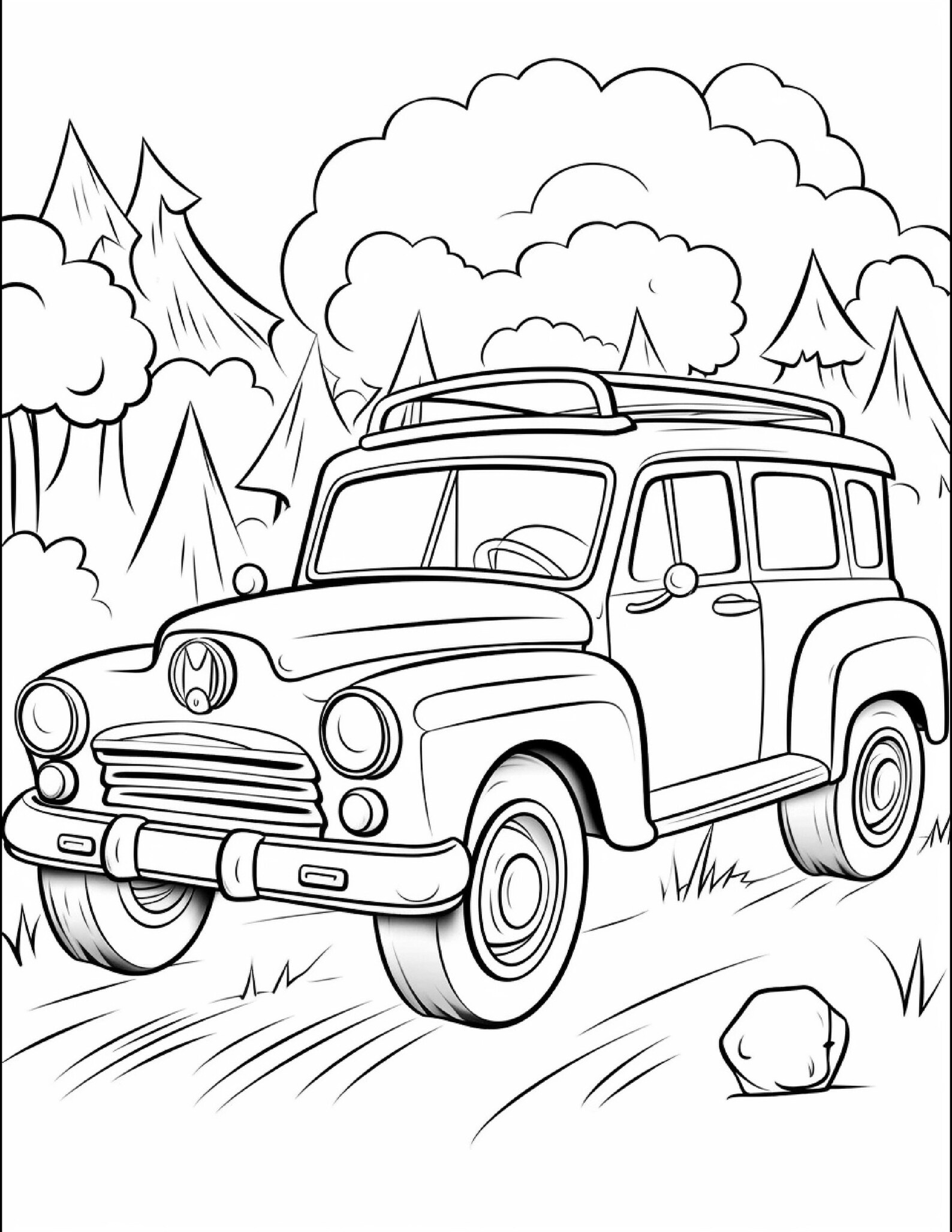 Vehicle Coloring Pages 45 Printable Vehicle Coloring Pages for Kids ...
