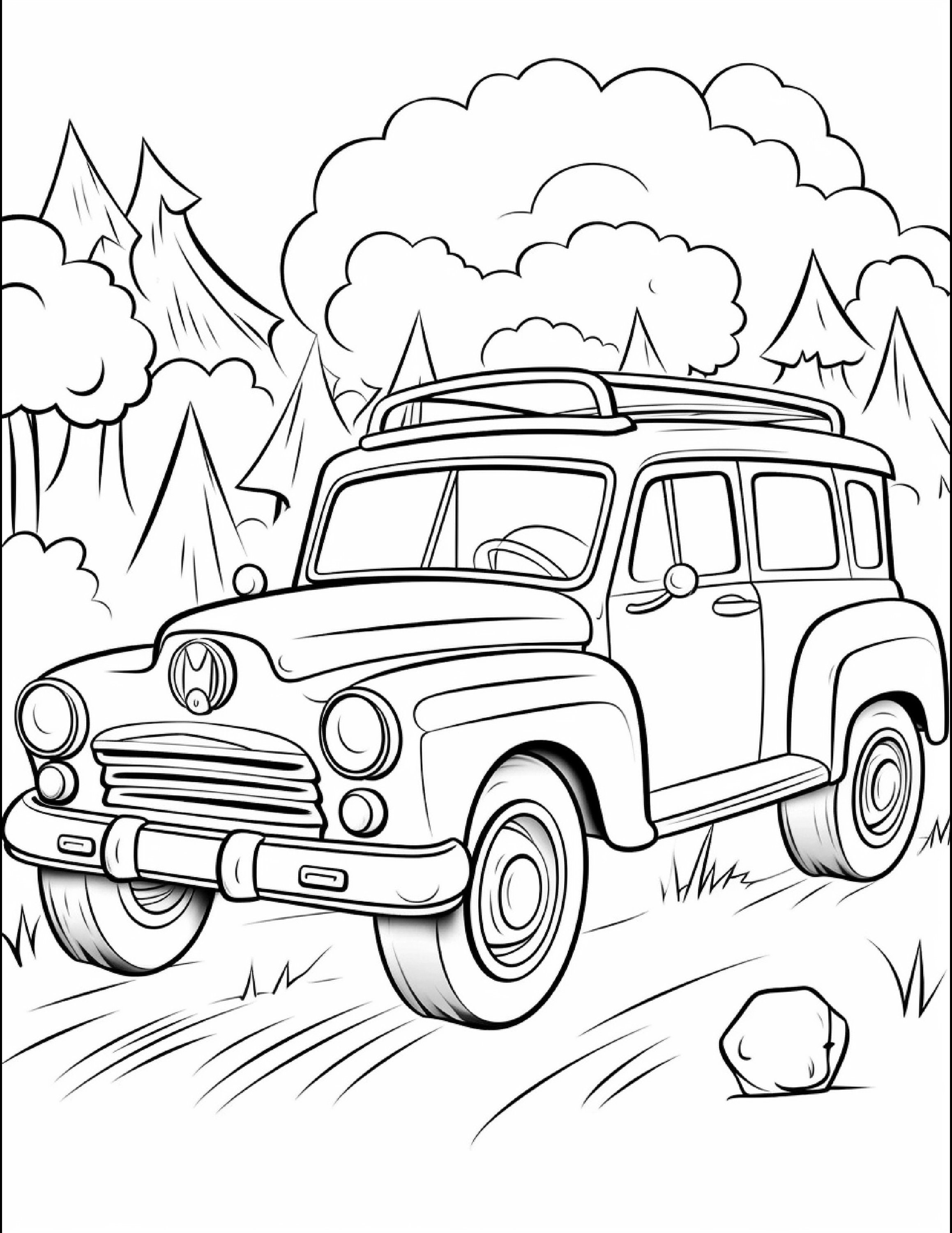 Vehicle Coloring Pages 45 Printable Vehicle Coloring Pages for Kids ...