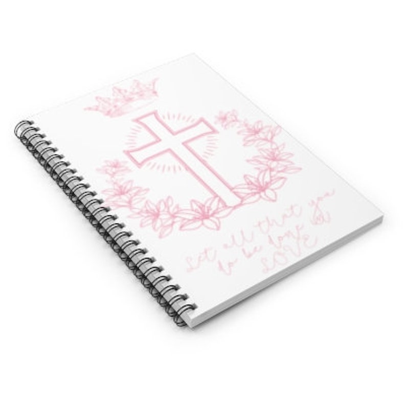Y2k Spiral Notebook, Christian Journal, 1 Corinthians 16:14, Cross ...