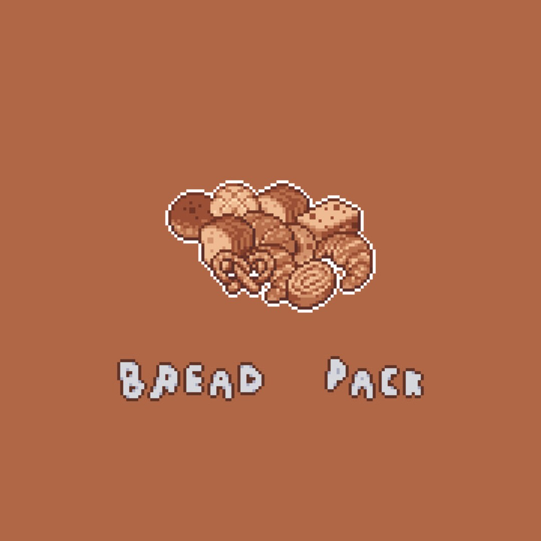 Pixel Art | Bread Icon Pack - Etsy