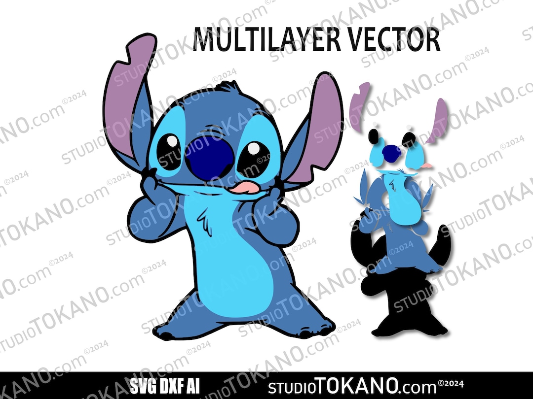 Stitch Svg, Vector Clipart as Dxf Png Ai Pdf. Vinyl, Stencil and ...