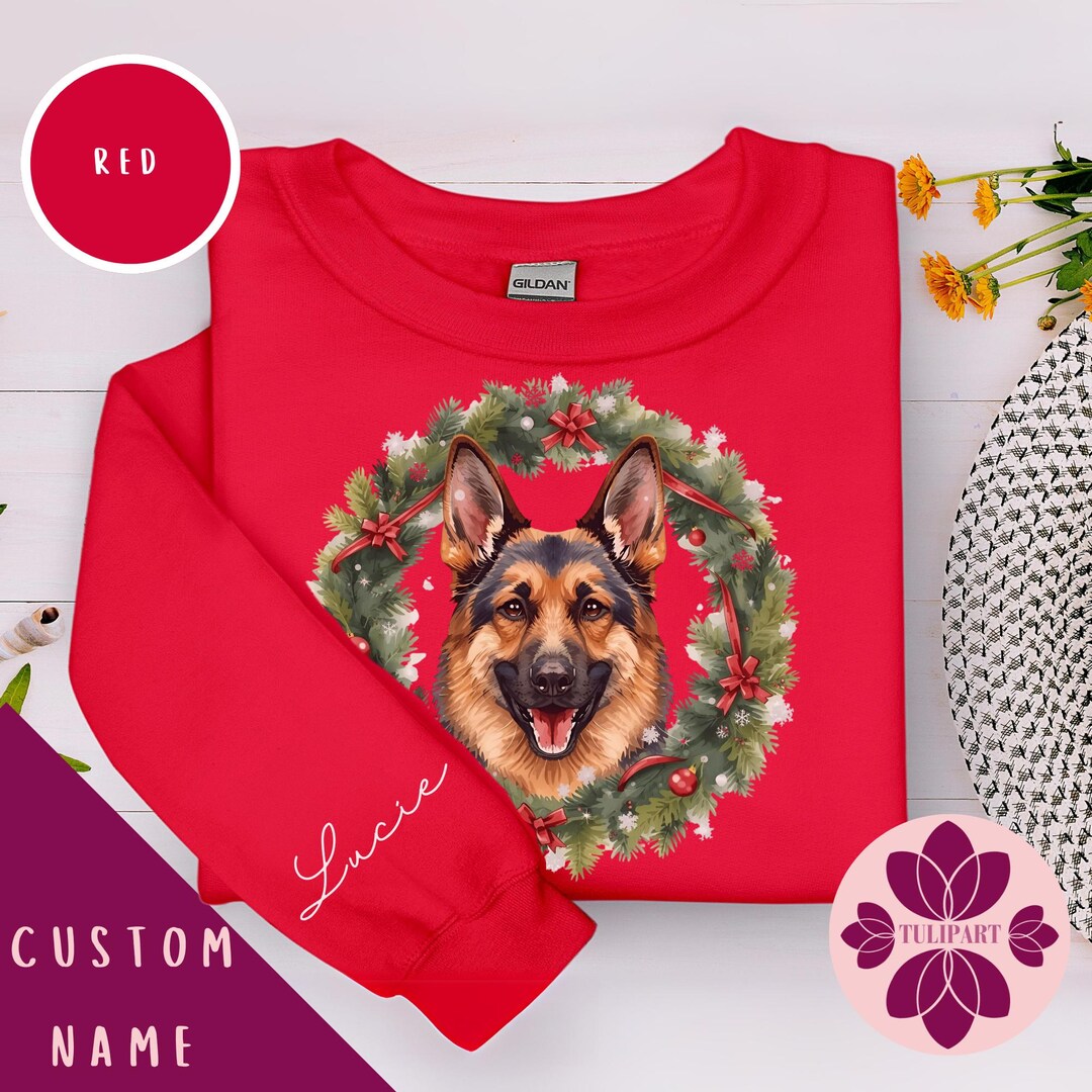 Comfort Color German Shepherd Custom Dog Sweatshirt Pet Mom Dad Lover ...
