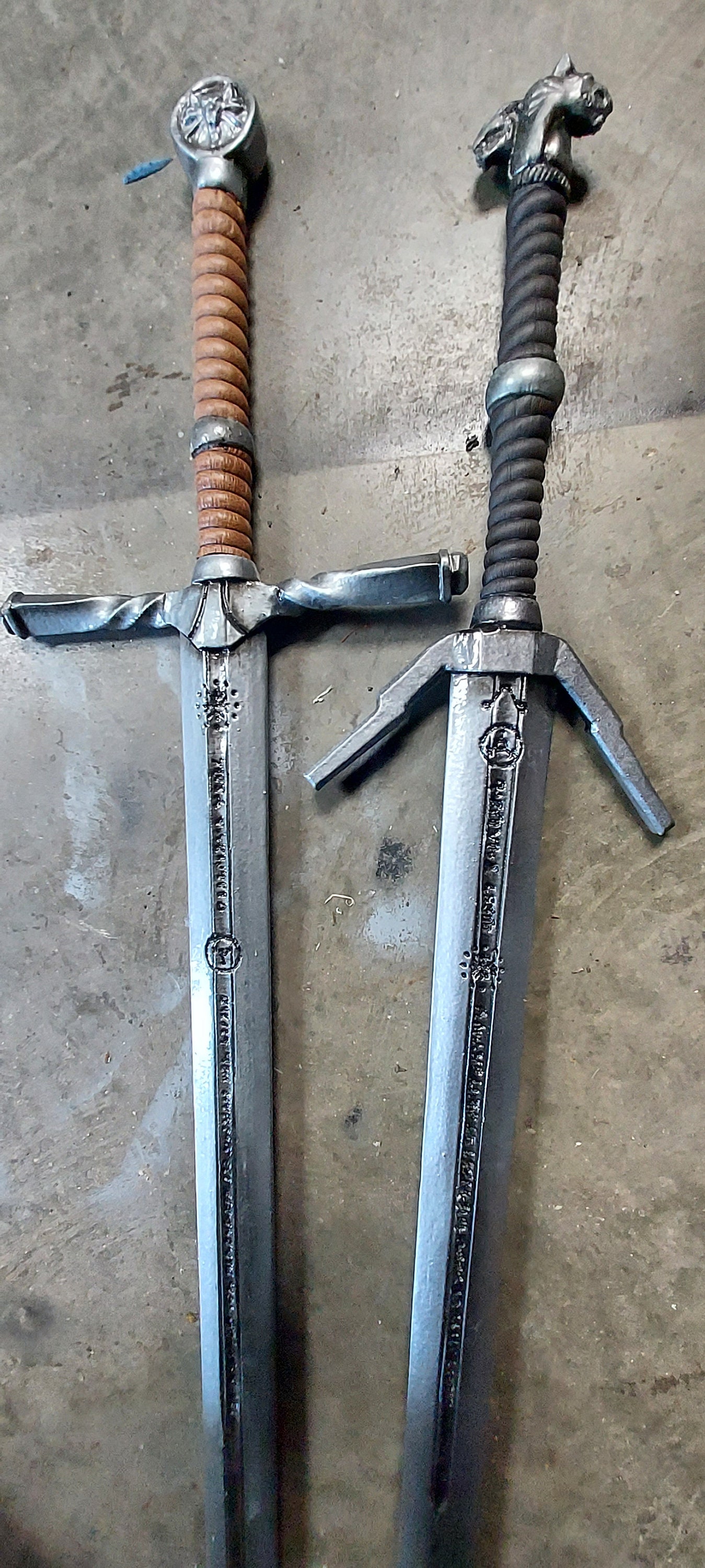 Personalised Witcher Sword Set Foam Rubber Replica for LRP, D&D ...