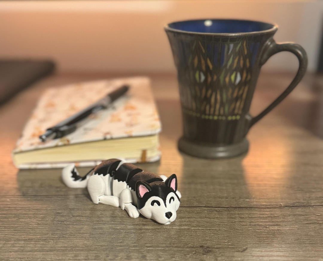 Husky Buddy- Fidget Dog, Desk Pet, Cute Gift, Dog Lovers, Tactile ...