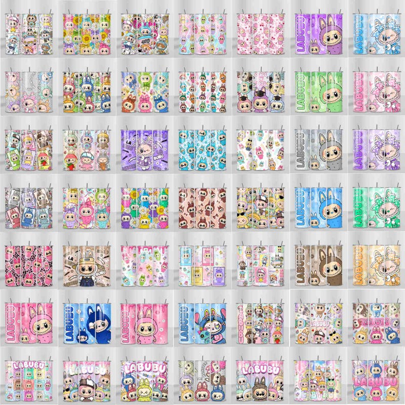 Labubu Wraps for Tumblers - Etsy
